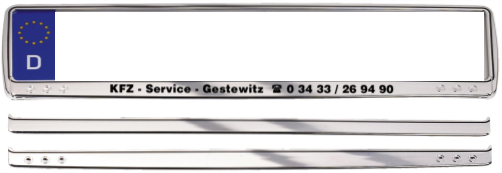 Peter Lutz Solingen | CarLine | Kennzeichen-Verstärker | Miniletter...